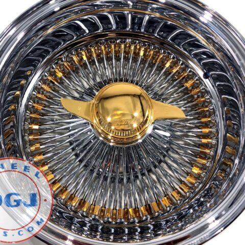 Roadster Roadstar Wire Wheels 13x7 72 Spoke Gold Knock Off ...